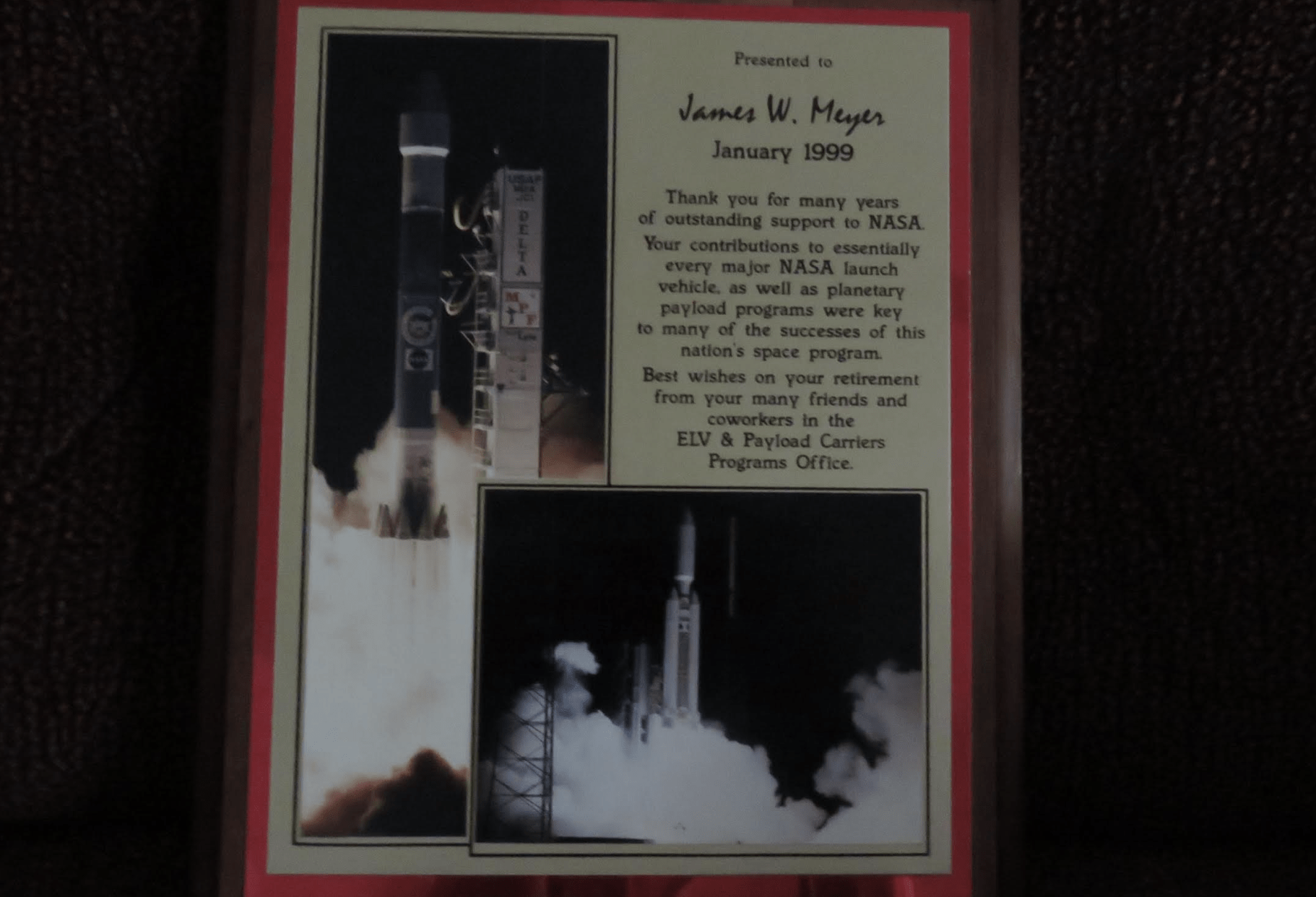 Jim Meyer (University of Evansville '66) and his NASA journey